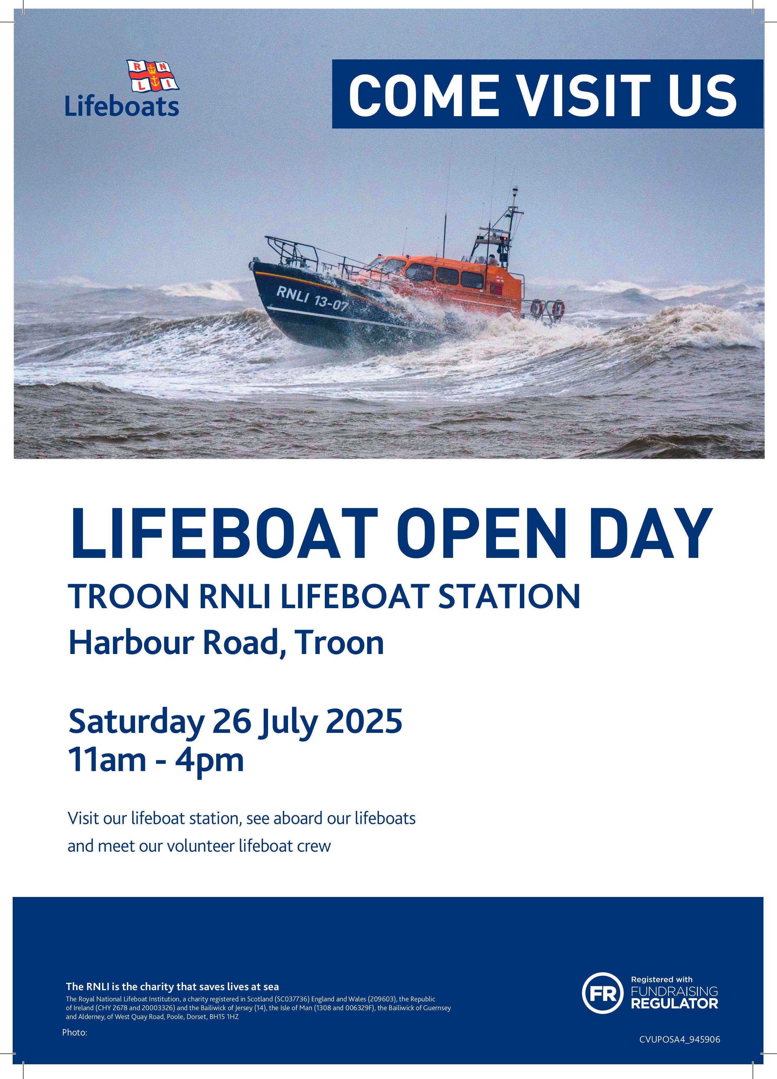 Troon RNLI Lifeboat Station Open Day 2025 | RNLI