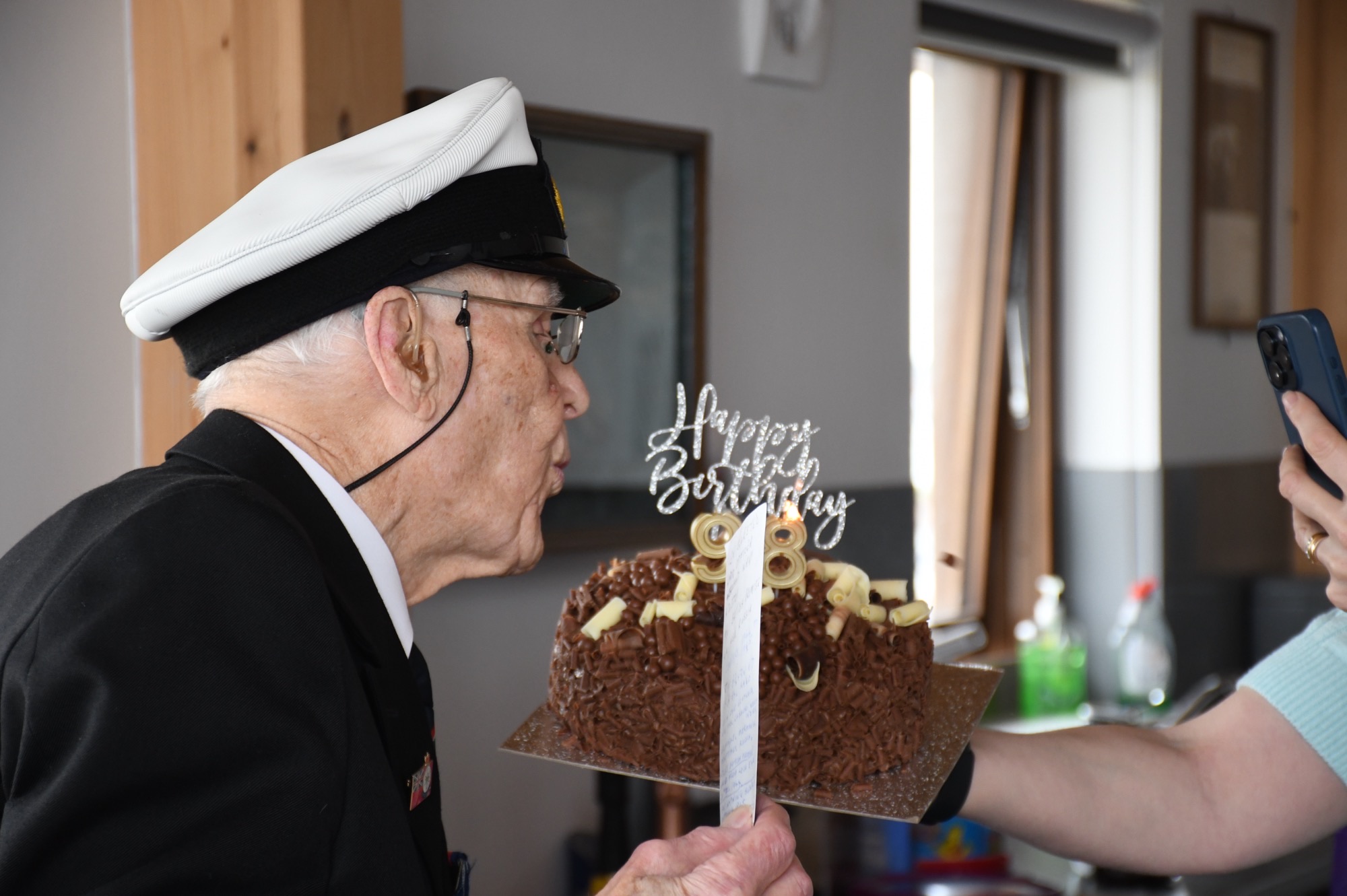 Wells RNLI had the pleasure of celebrating Ronald Quested’s birthday ...