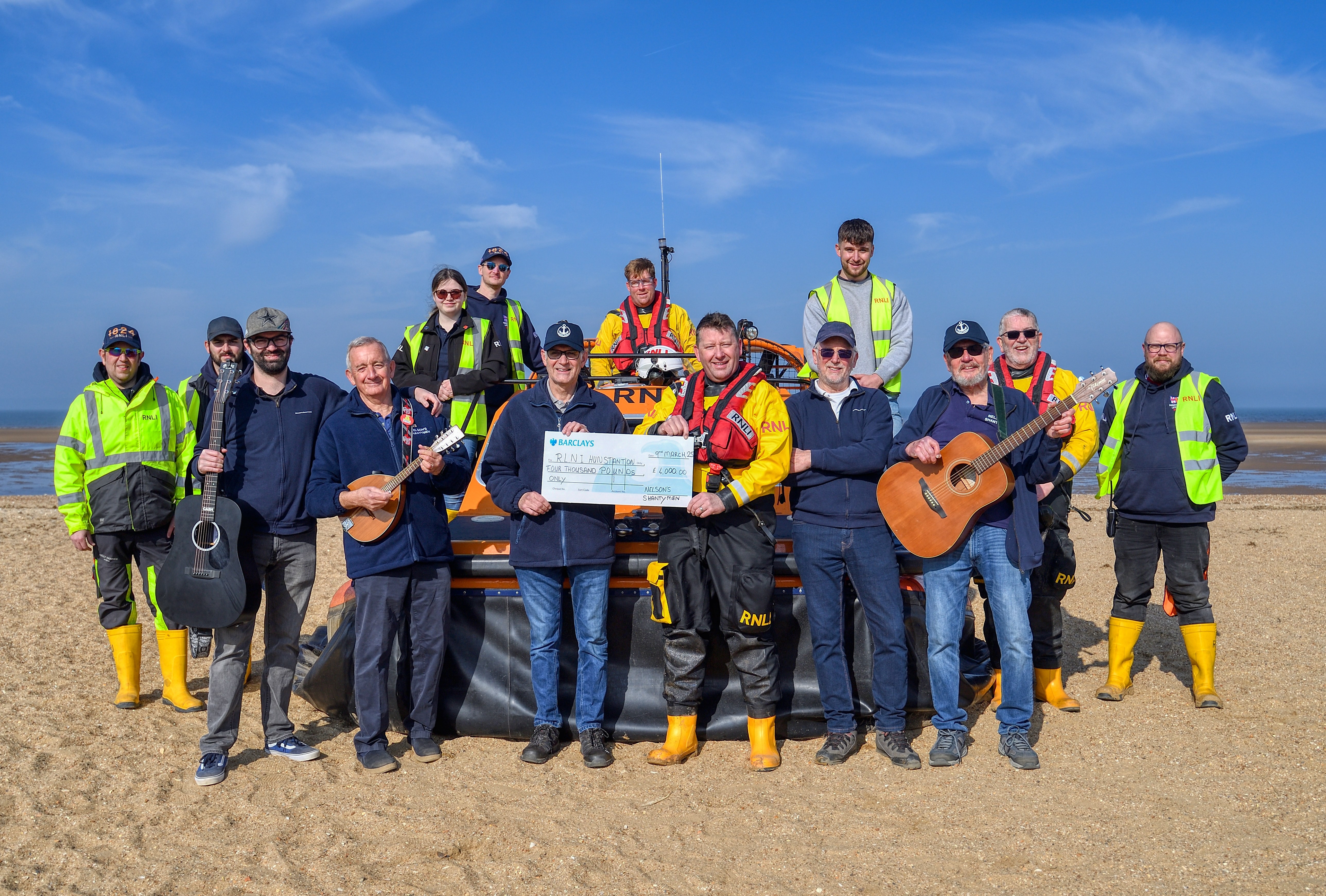 Shantymen on song for Hunstanton RNLI | RNLI