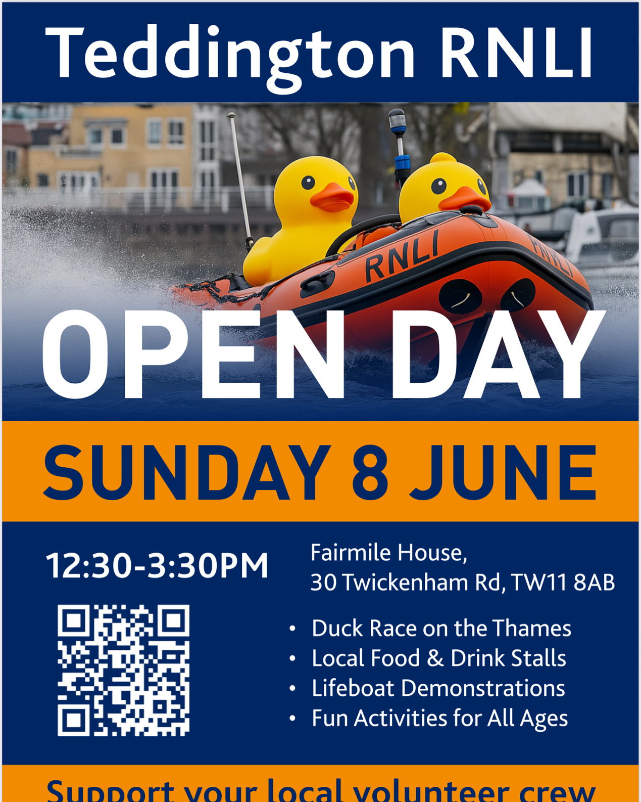 Teddington RNLI Open Day Ahoy! | RNLI