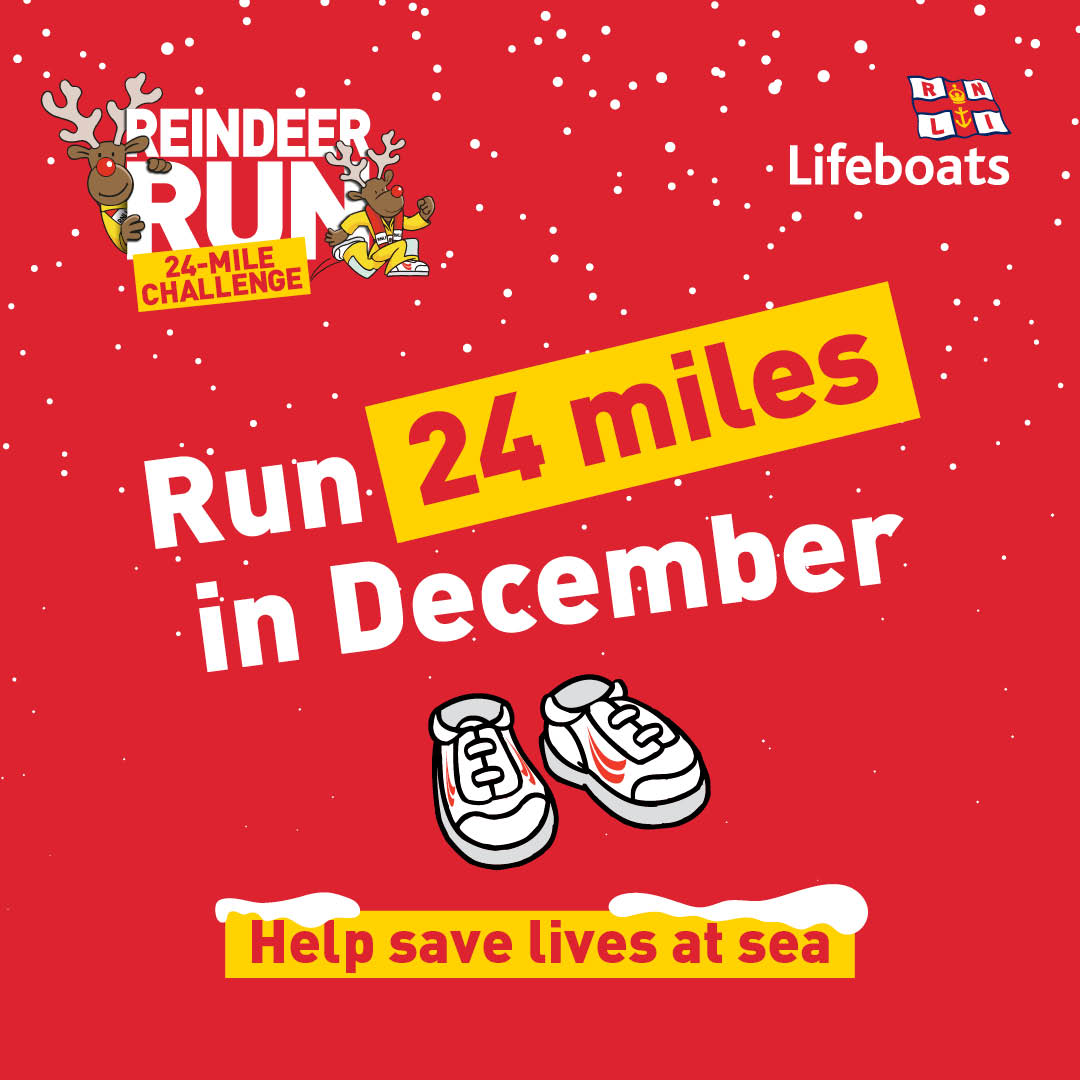 Get moving in December and help save lives with the RNLI Reindeer Run ...