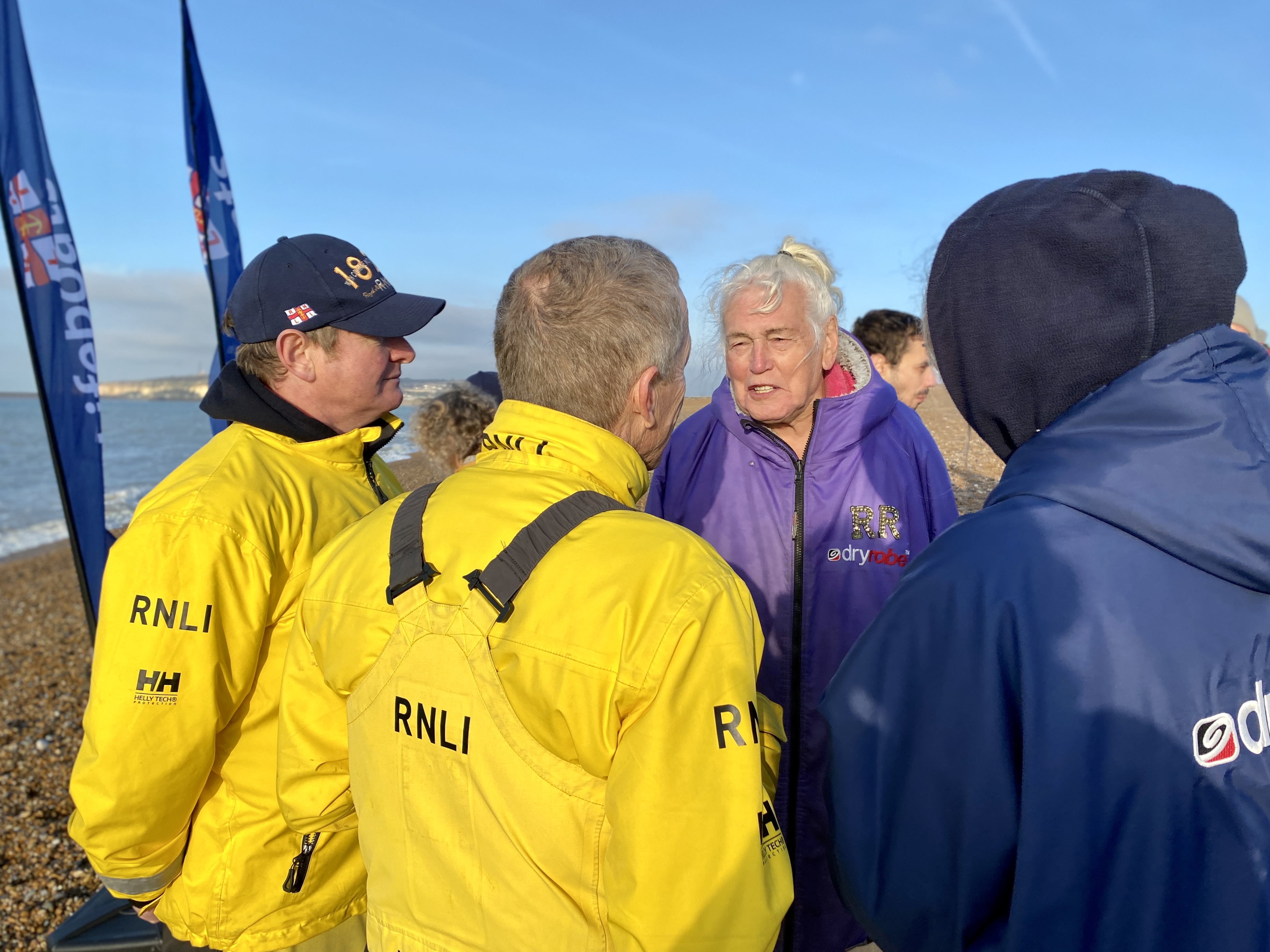Swim raises Big for Newhaven RNLI with surprise Mermaids tribute | RNLI