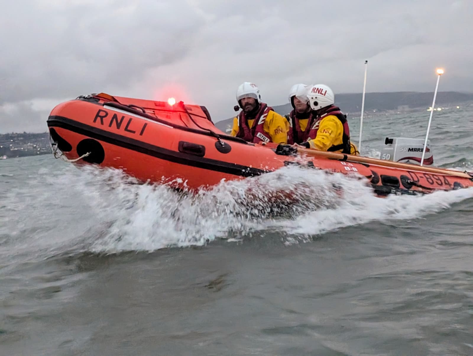 The Mumbles RNLI pulls a person from the water | RNLI