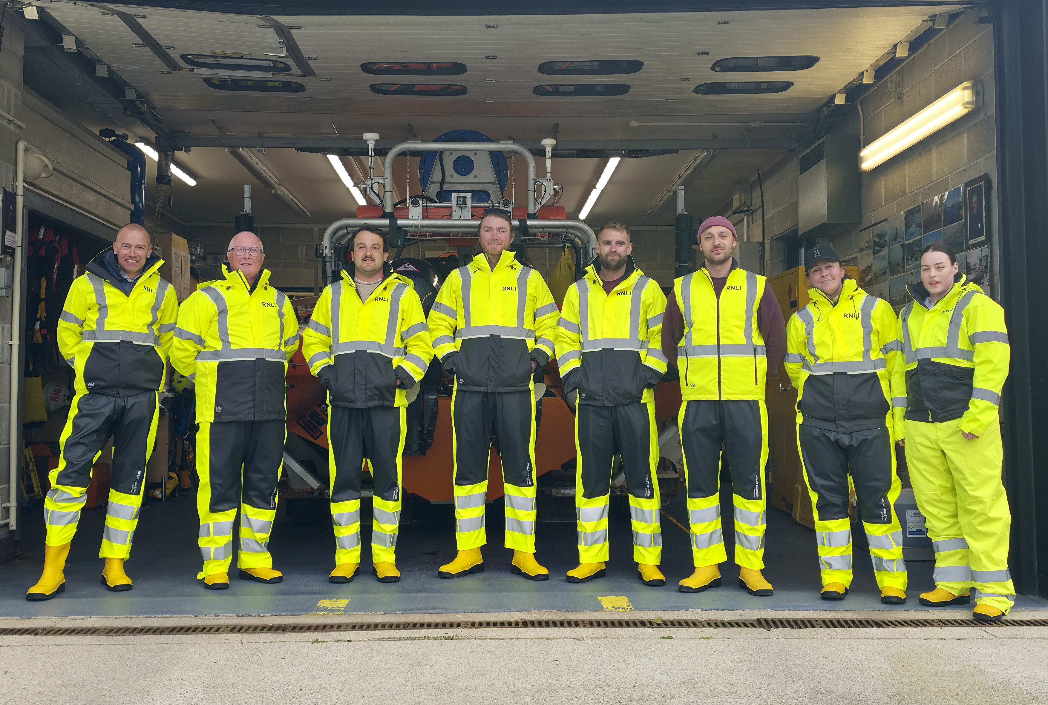 Newly qualified volunteer shore crew for Falmouth RNLI | RNLI