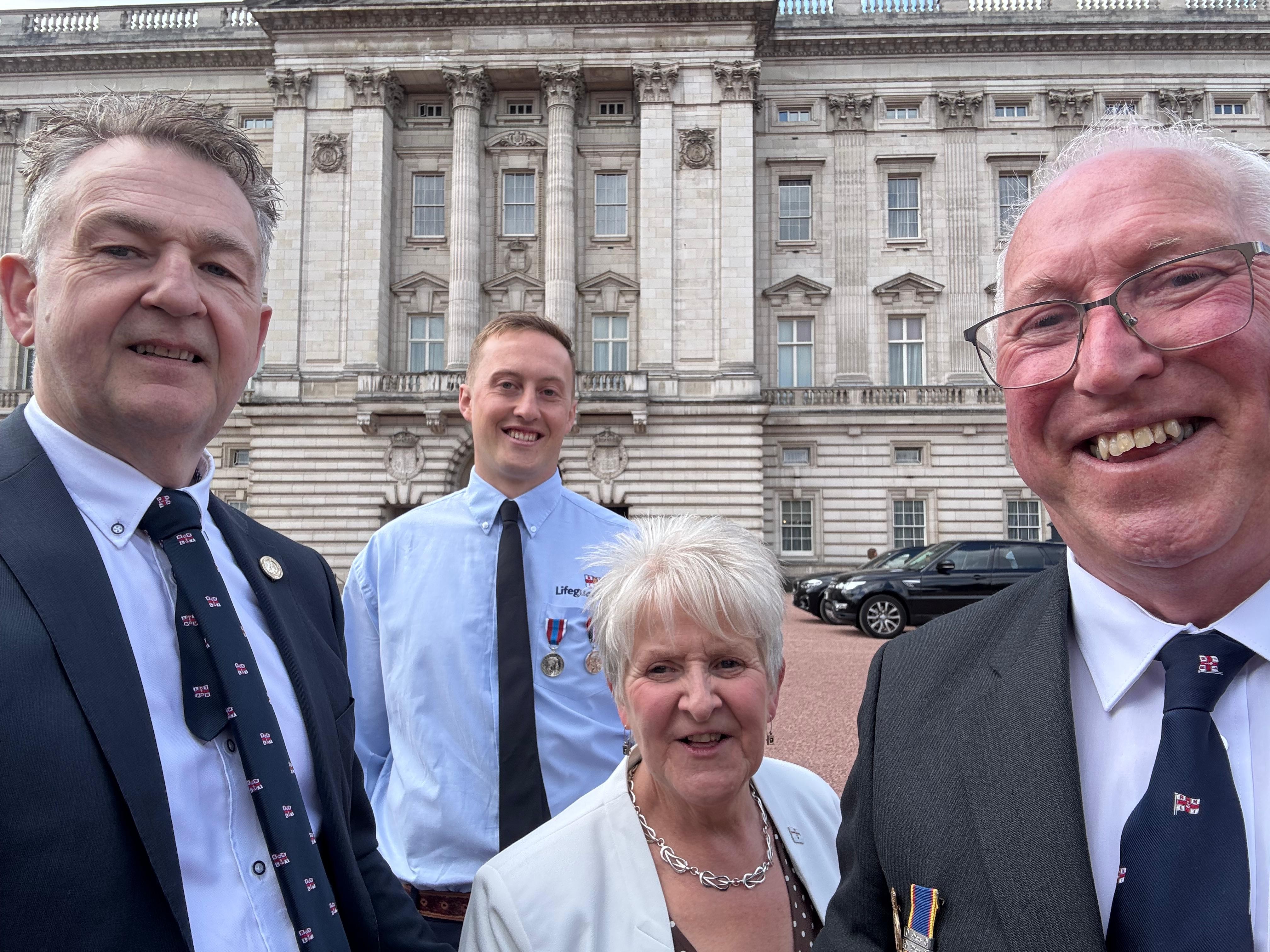 Pembrokeshire RNLI lifeguard at Buckingham Palace | RNLI