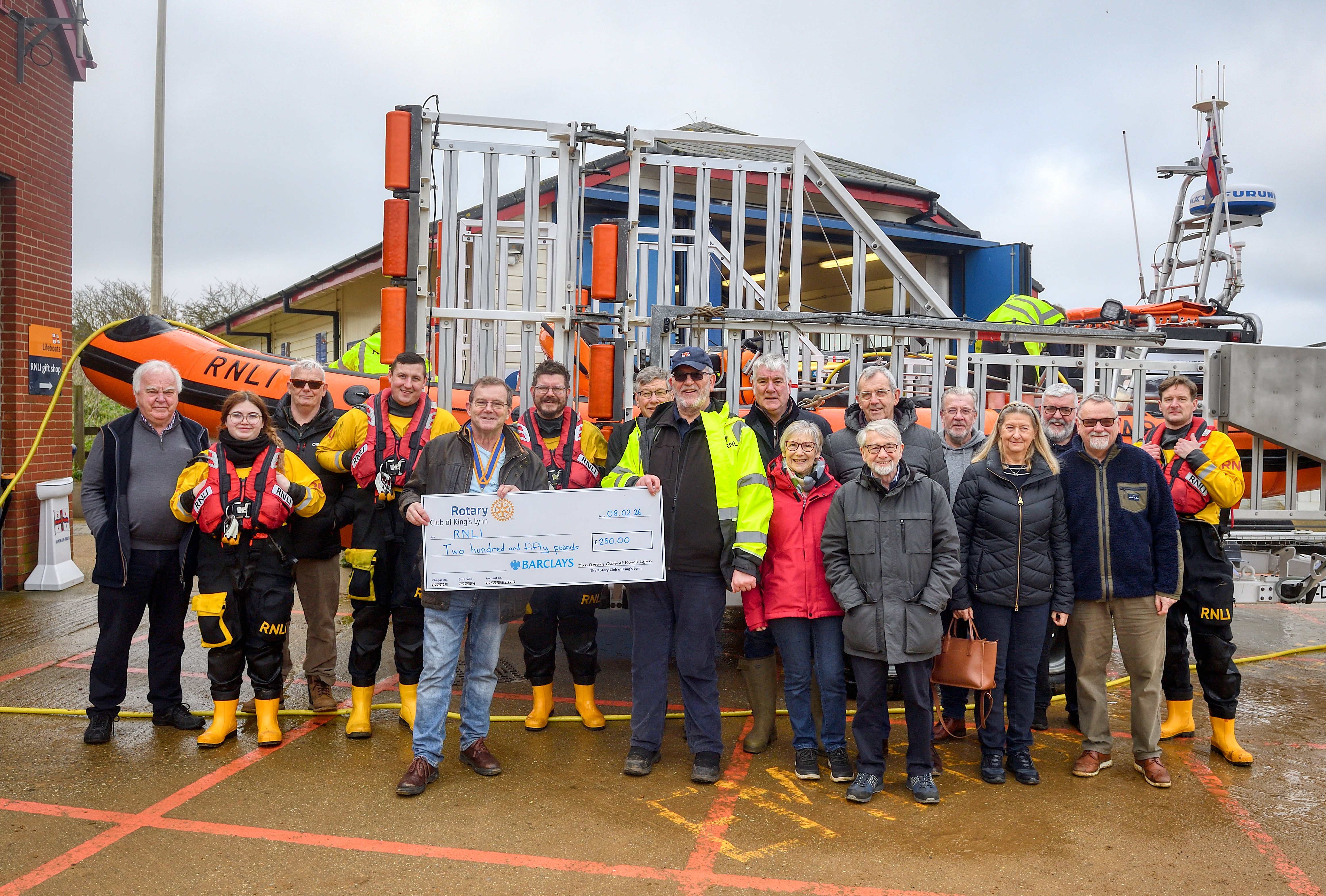 Rotarians bring donation to Hunstanton RNLI | RNLI
