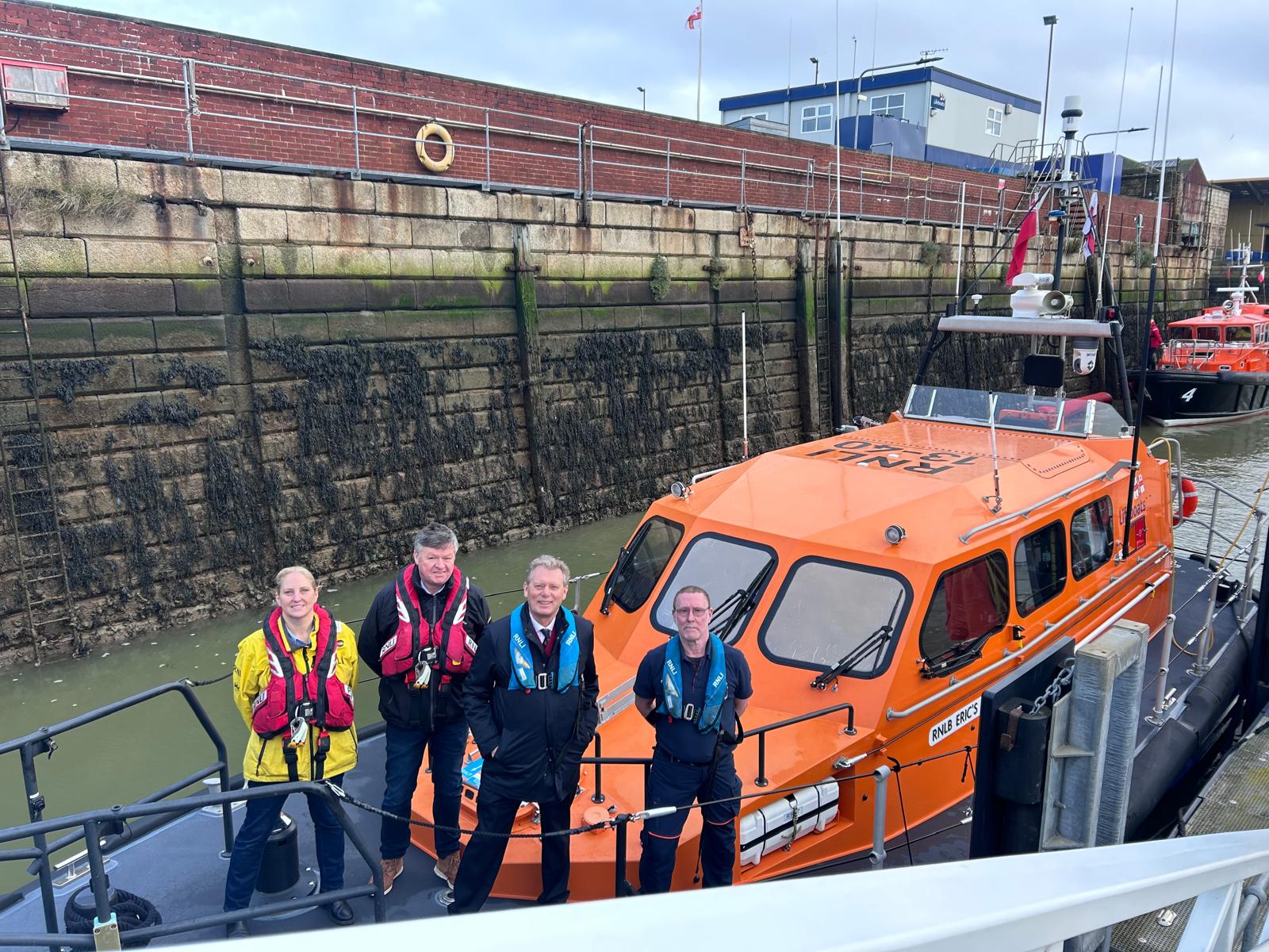 High Sheriff of Kent visits Sheerness RNLI lifeboat station | RNLI