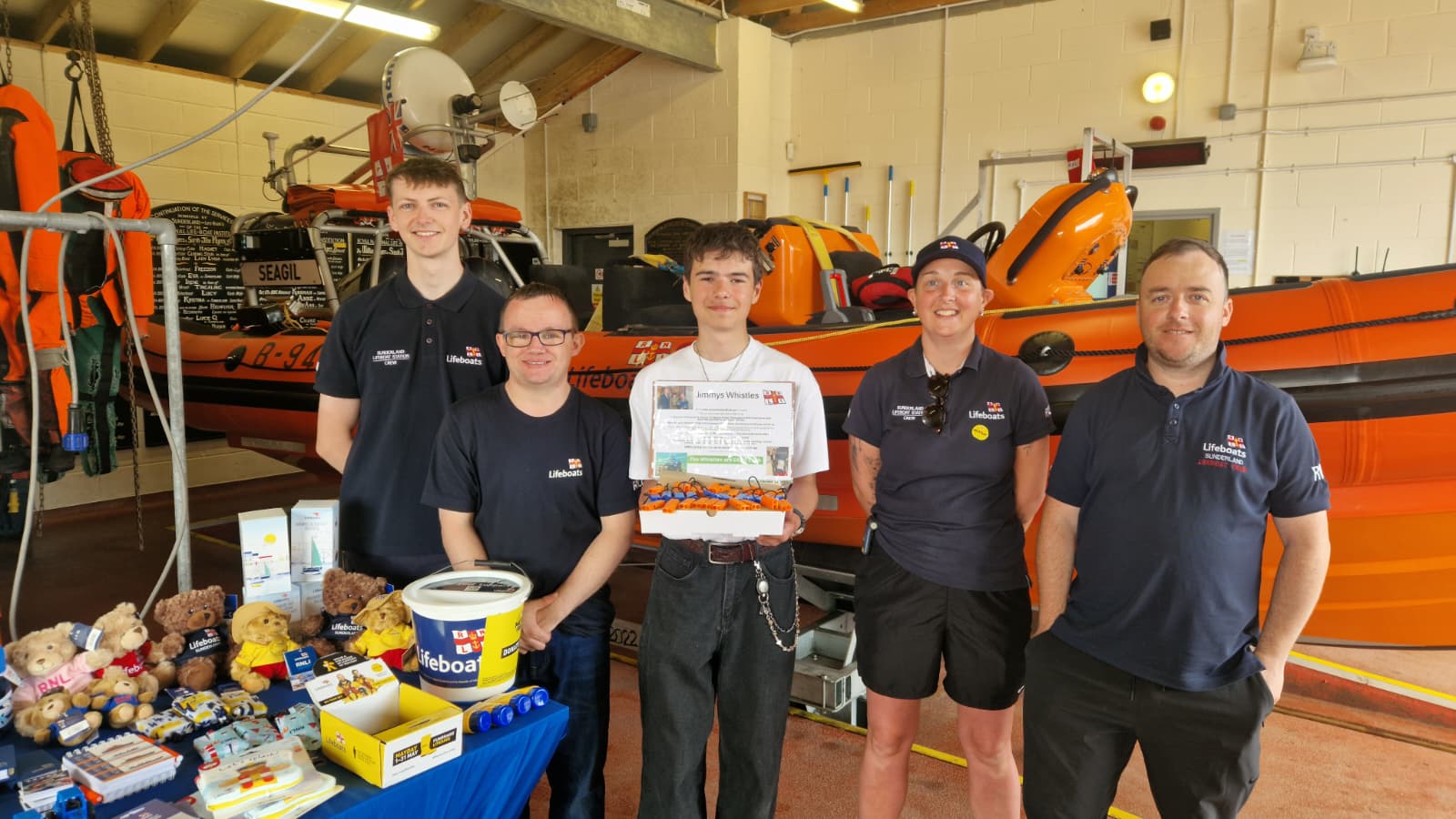 Young South Tyneside fundraiser supports RNLI with safety whistle ...