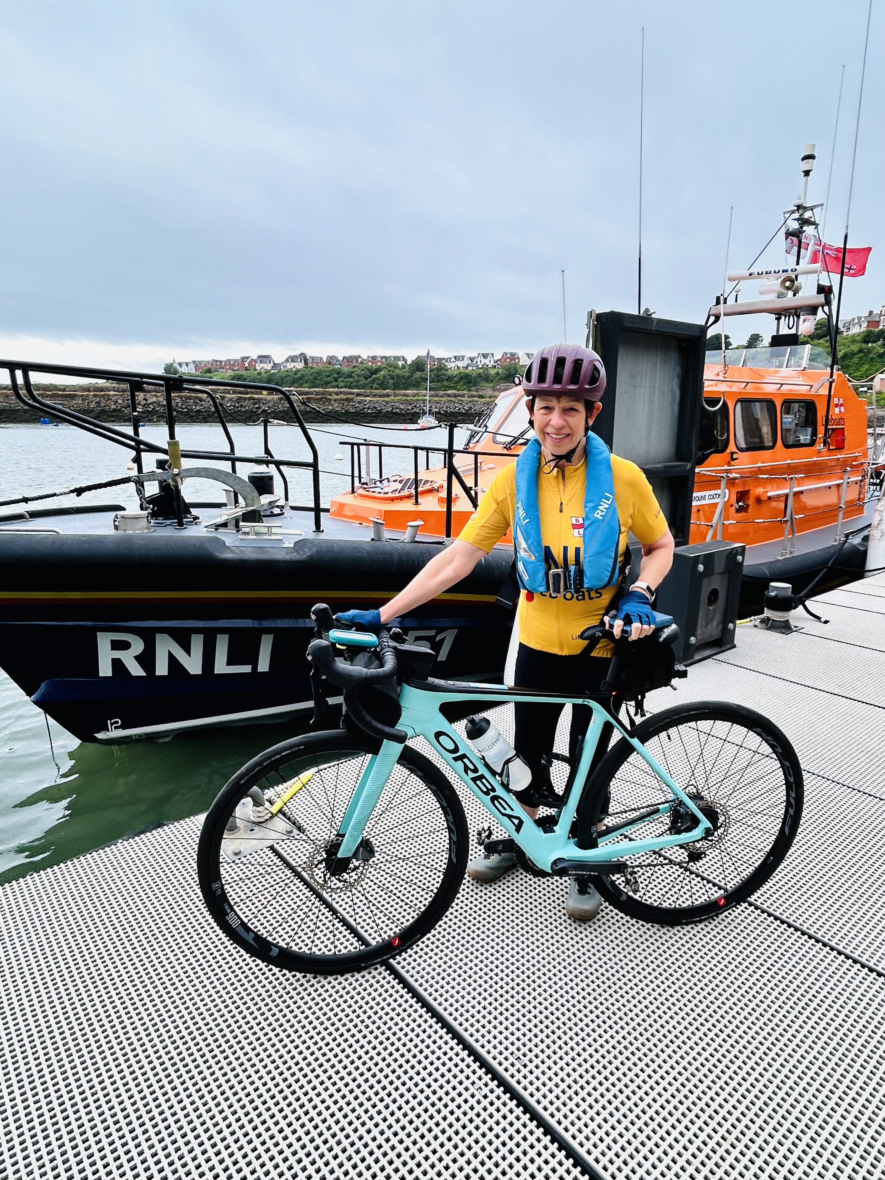 Barry Dock RNLI volunteer tackles tough cycling challenge in Europe | RNLI