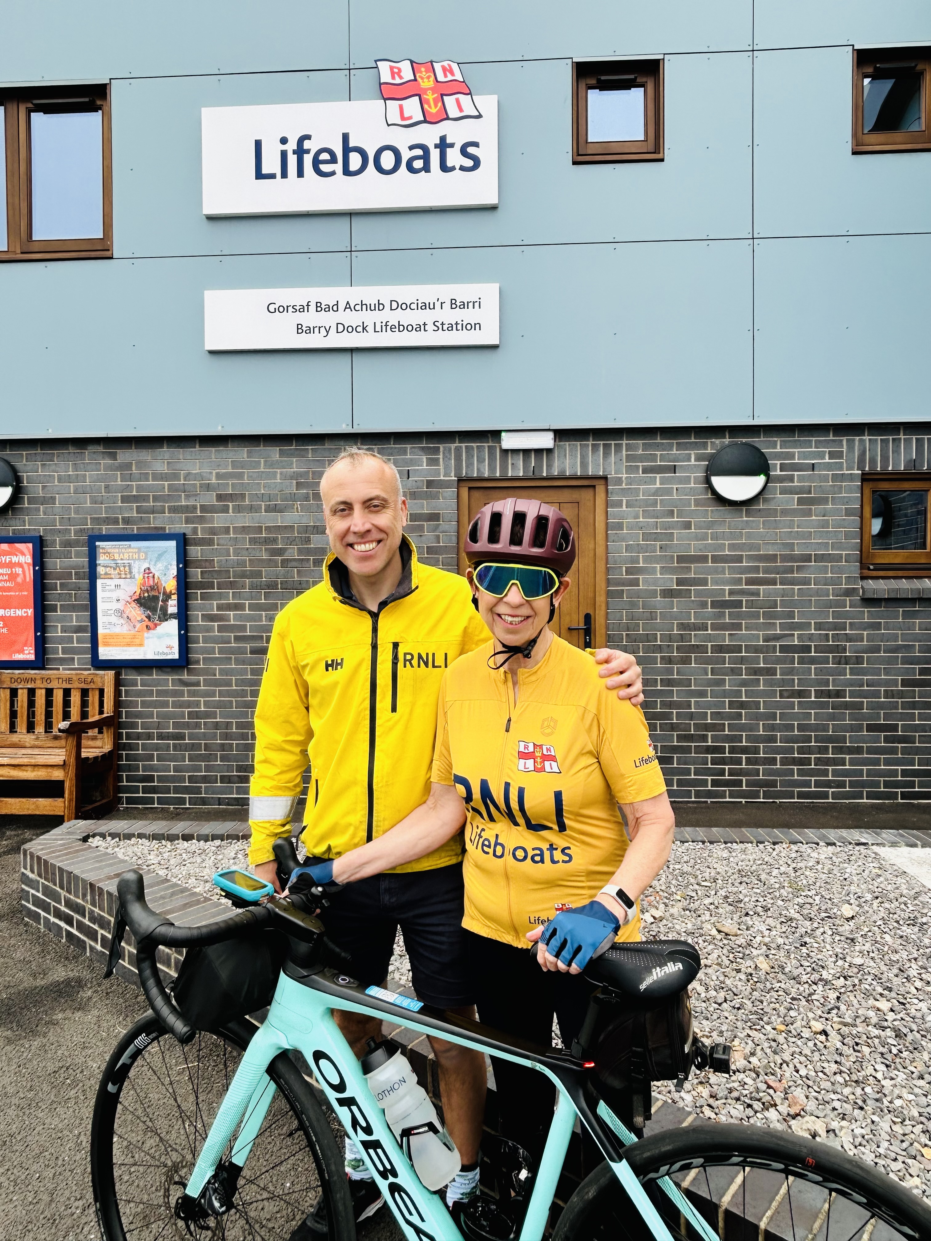 Barry Dock RNLI volunteer tackles tough cycling challenge in Europe | RNLI