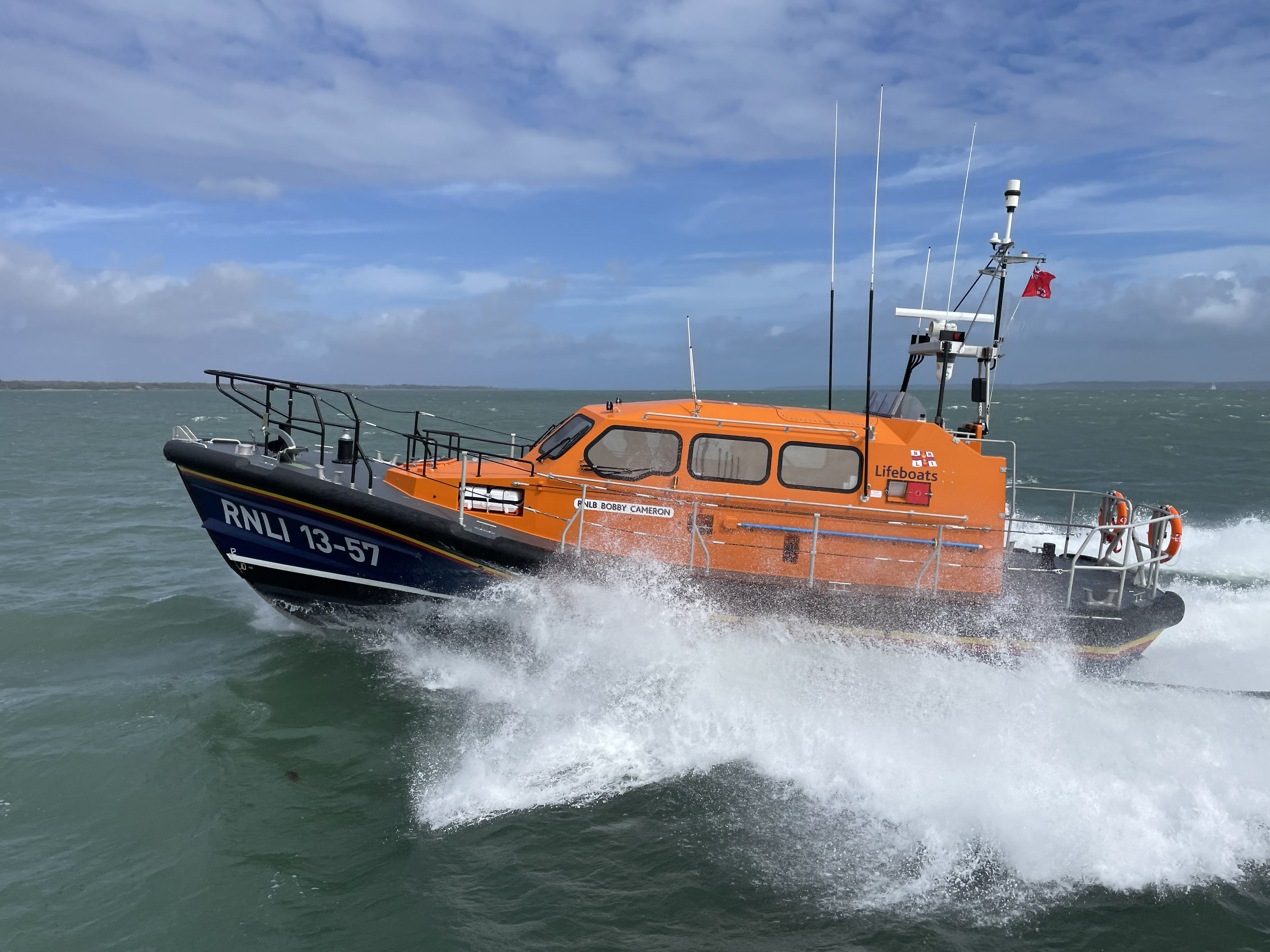 New Shannon class lifeboat Bobby Cameron goes on service at Kilkeel ...
