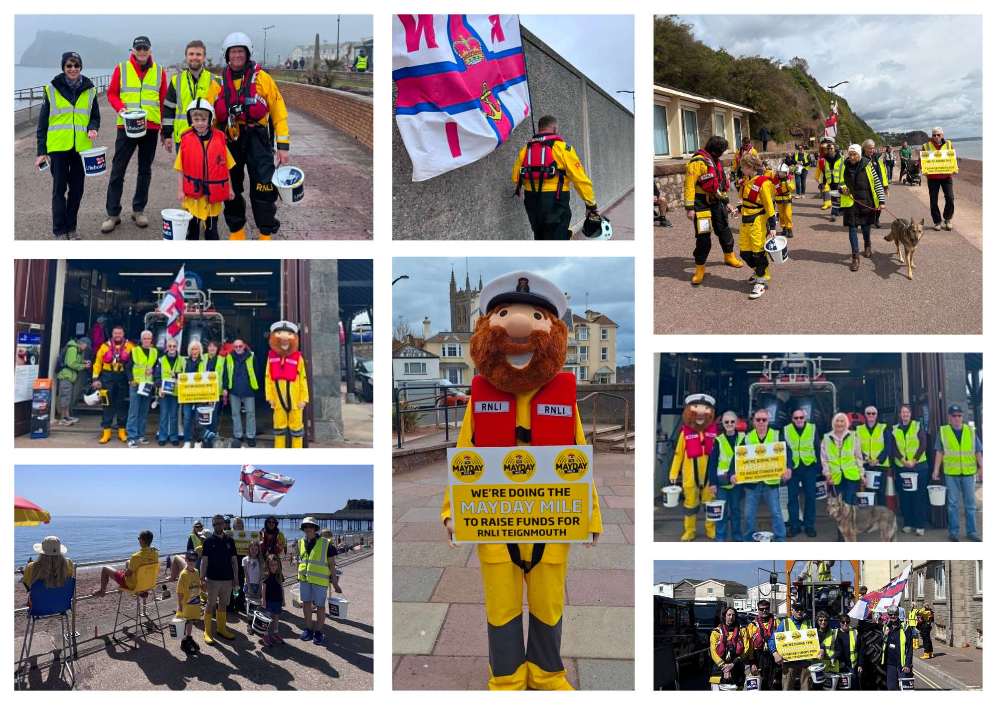 RNLI Teignmouth volunteers & supporters raise £4,897.98 in Mayday ...