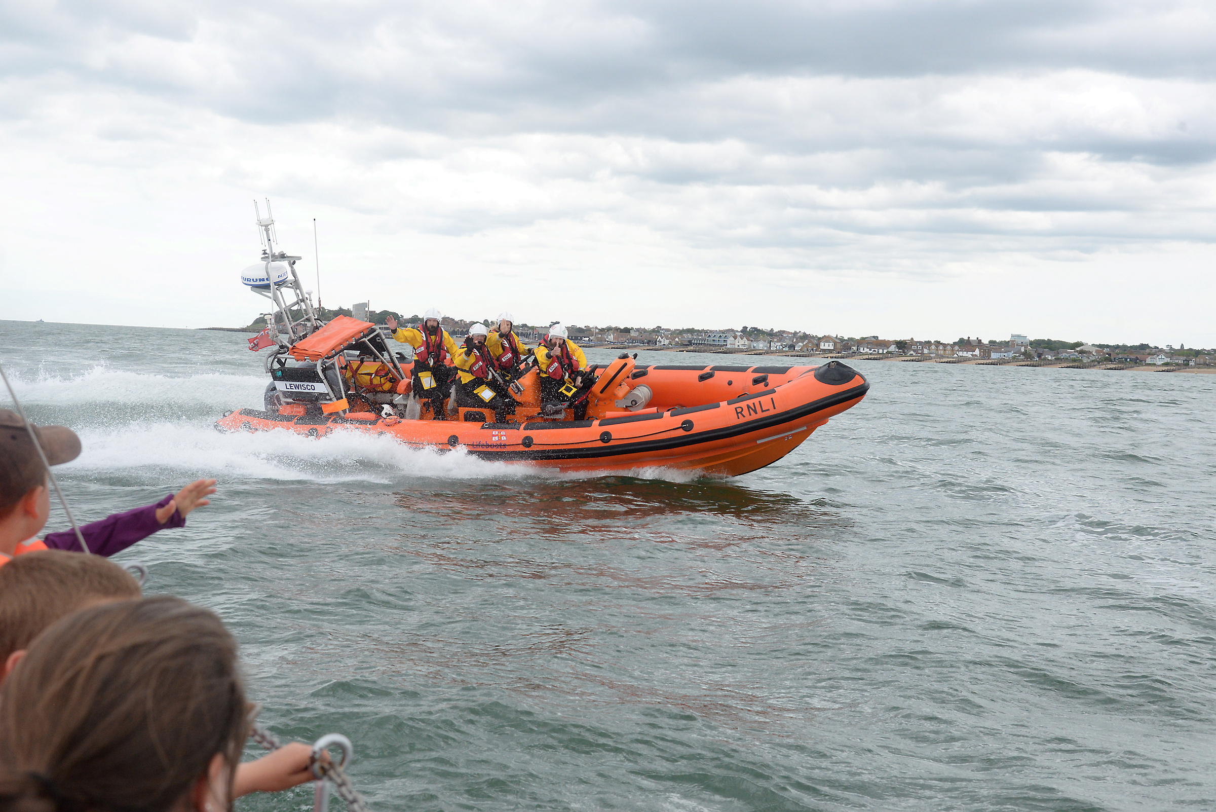 The Lewisco Company visit their boat at Whitstable RNLI | RNLI