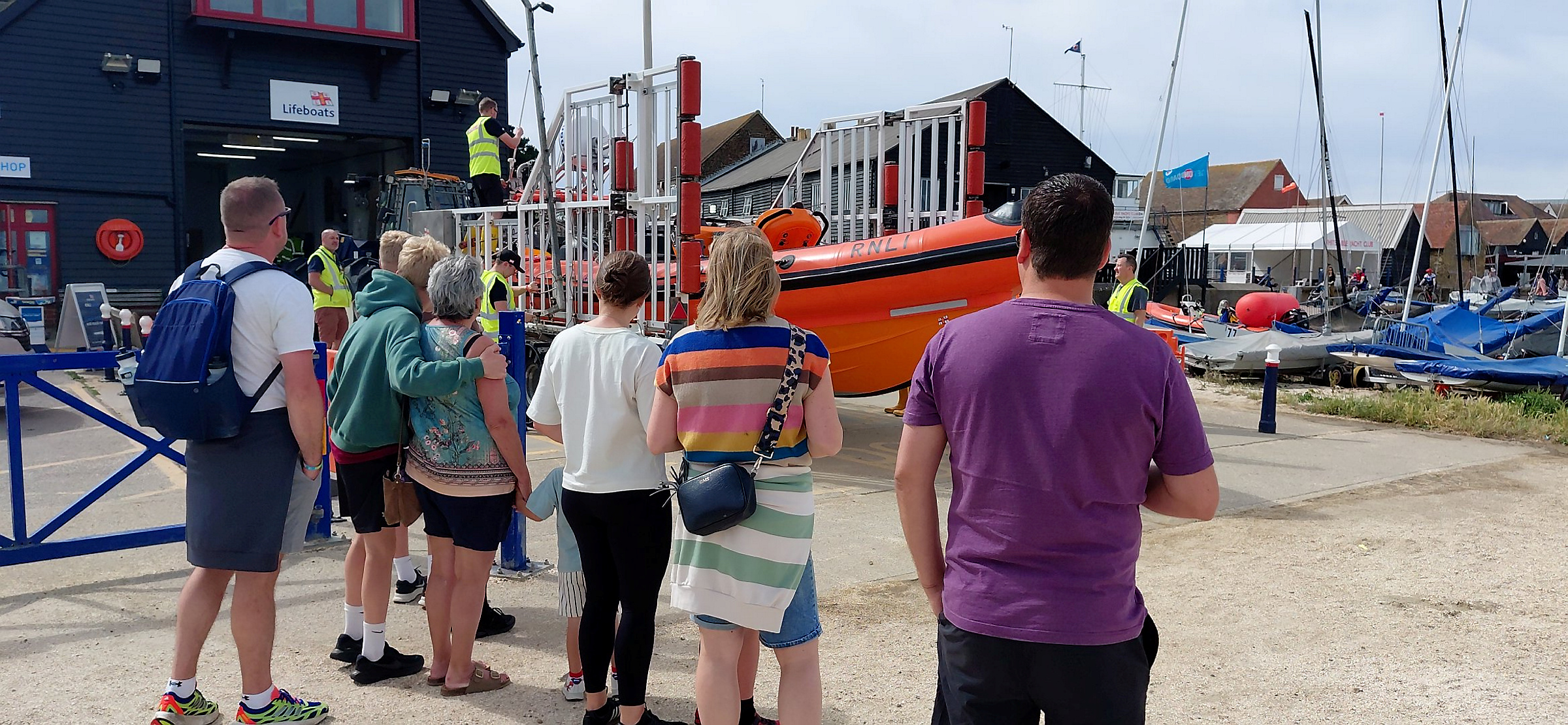 The Lewisco Company visit their boat at Whitstable RNLI | RNLI