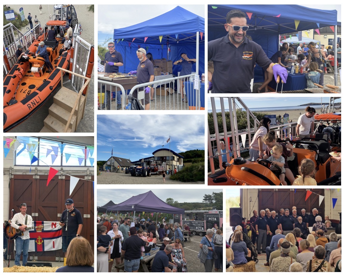 Sea shanties, street food and sunshine draw crowds to Cardigan RNLI ...