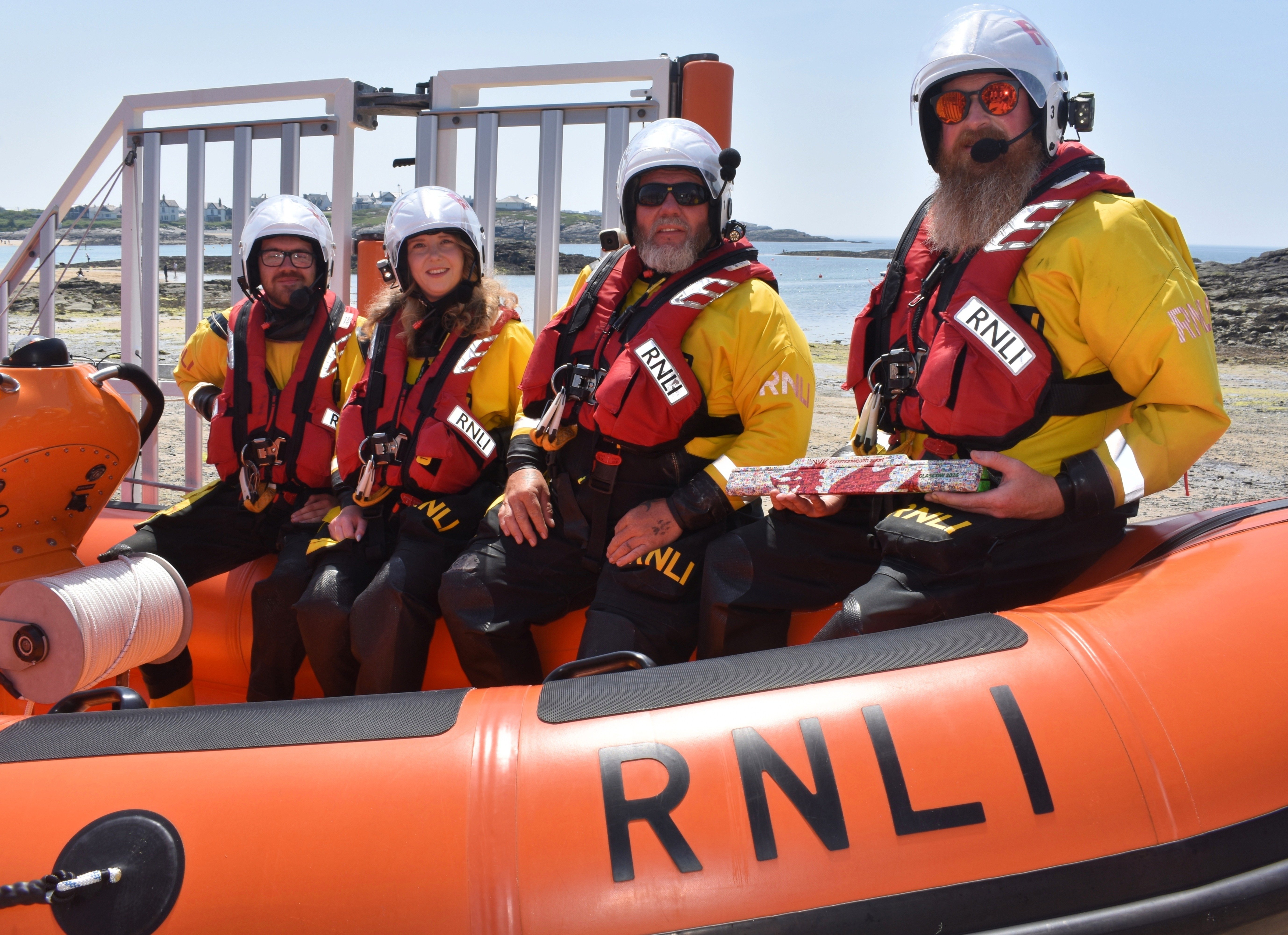 Trearddur Bay RNLI helps welcome King’s Baton Relay to Anglesey | RNLI