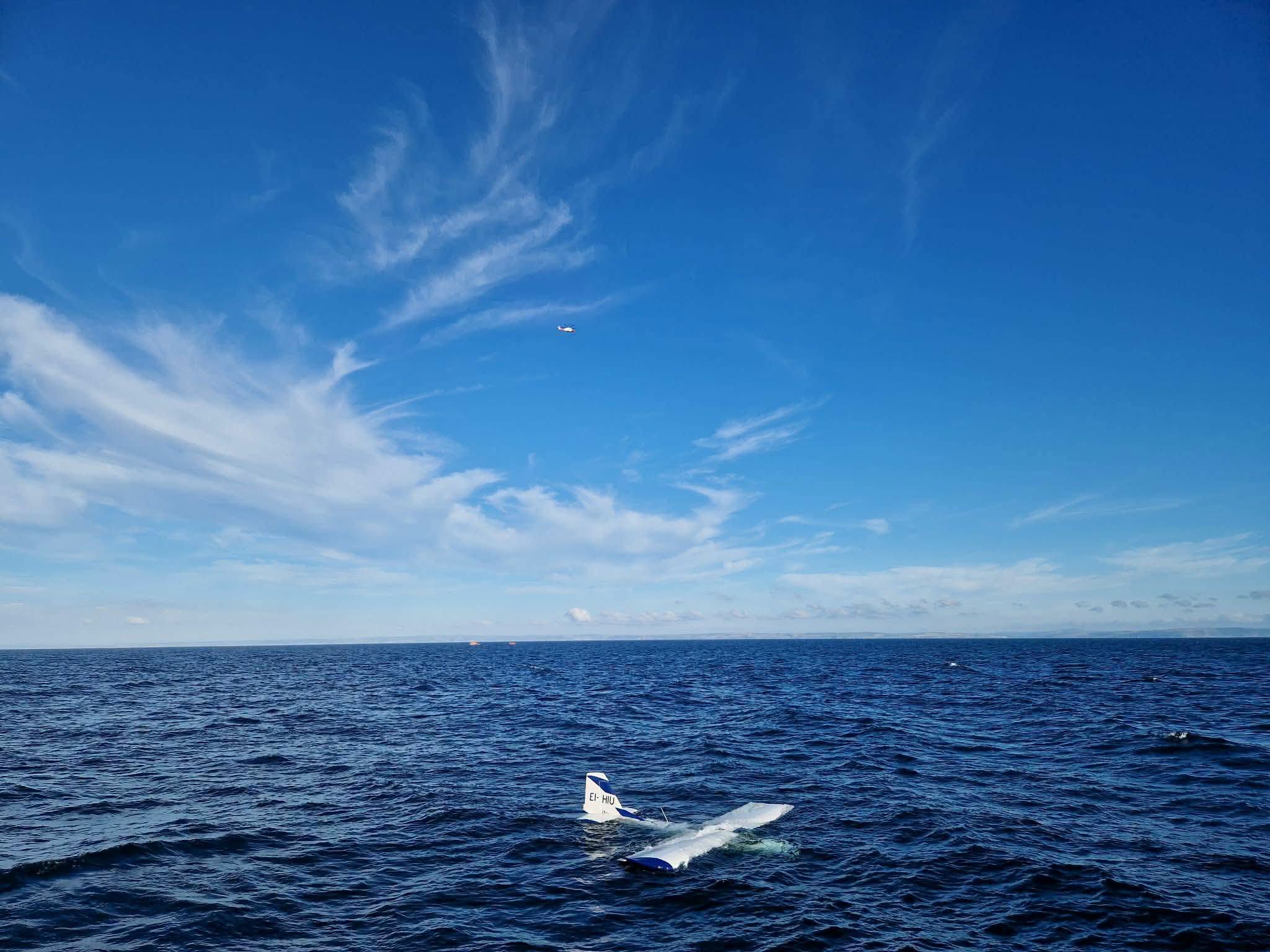 RNLI rescues two casualties after a light aircraft crashes into the sea ...