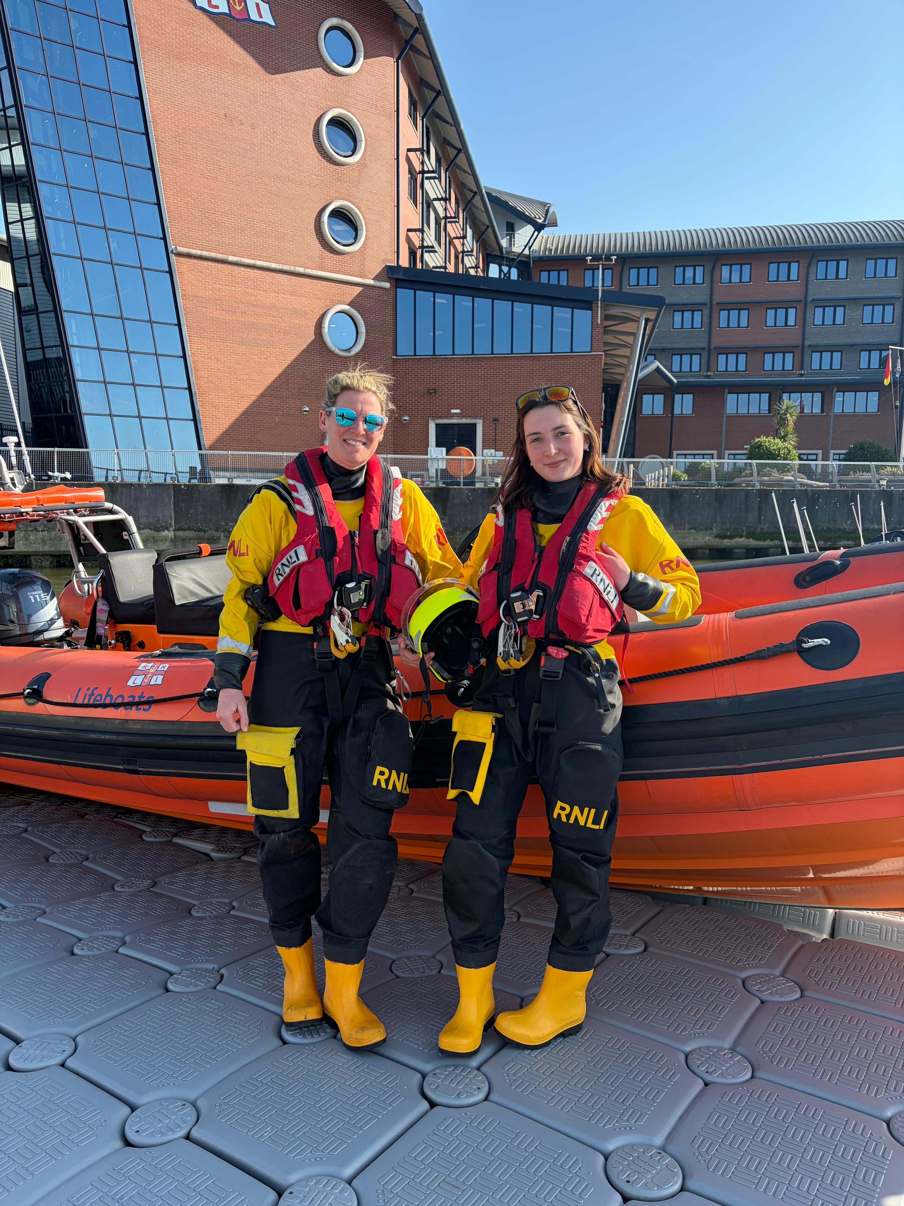 Dart RNLI duo in Poole for women rescue training week | RNLI