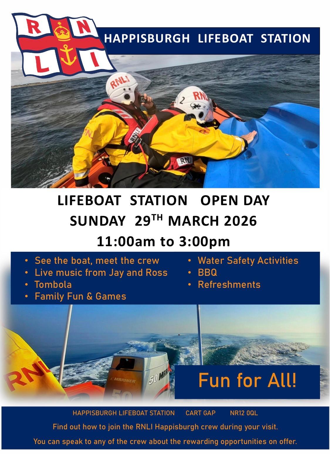 Happisburgh RNLI Station Spring Open Day | RNLI