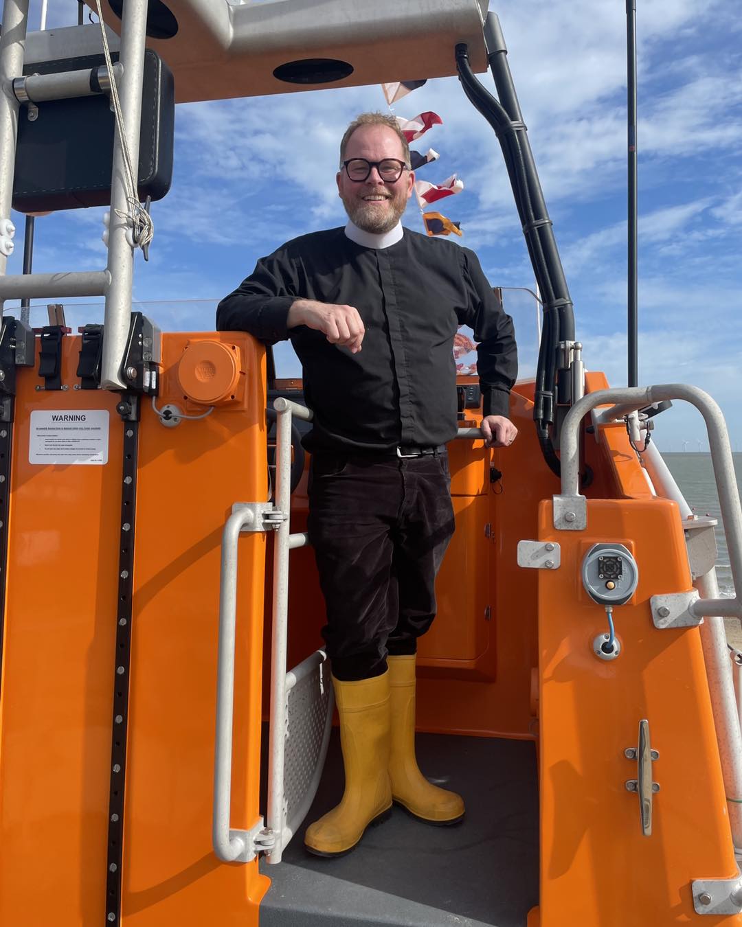 RNLI Clacton’s resident chaplain passes out as Shore Crew | RNLI