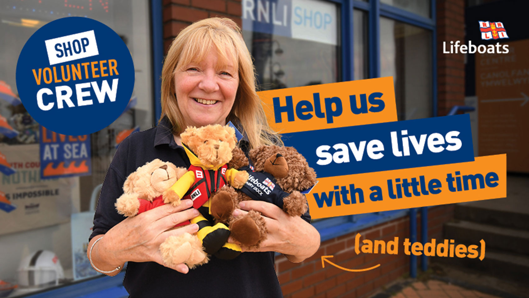 Be a shop volunteer