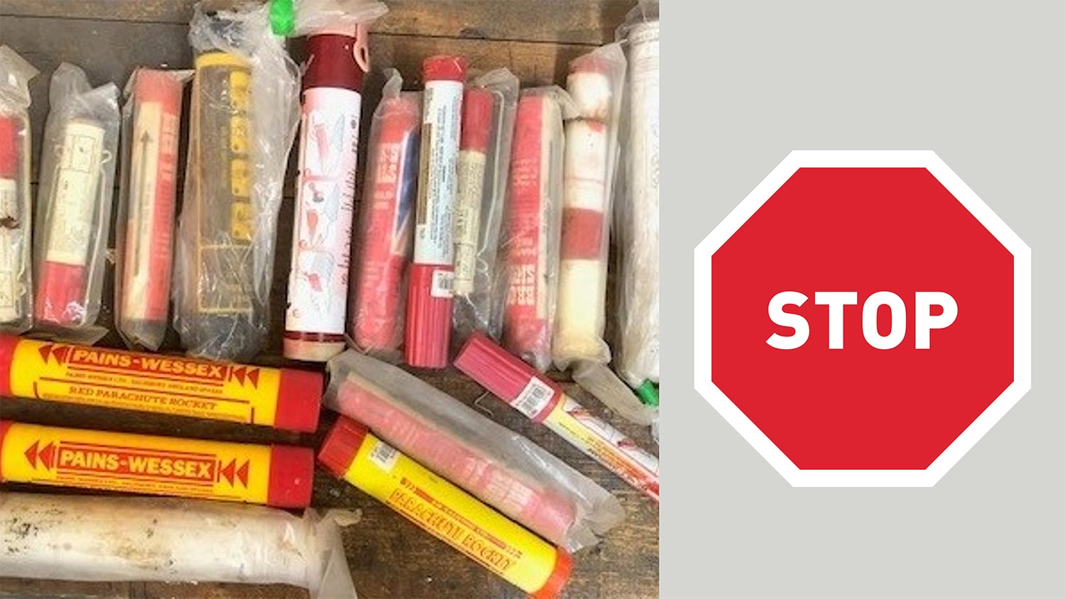 What to do if you encounter non-RNLI flares in your role