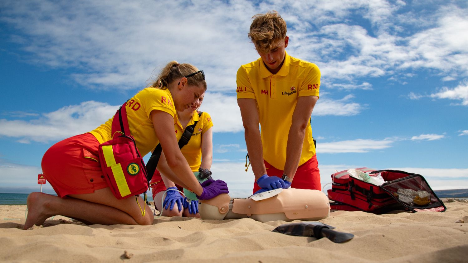 Lifeguard training | RNLI beach lifeguards